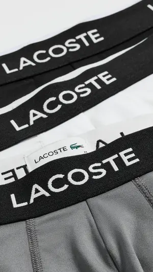 Lacoste Microfiber Trunks 3 Pack - Multi