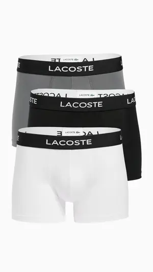 Lacoste Microfiber Trunks 3 Pack - Multi