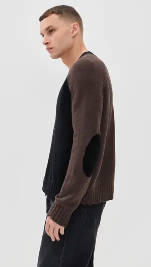 MAISON MARGIELA Colorblock Cardigan
