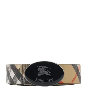 Burberry Reversible Belt With Ekd Stamp - Beige