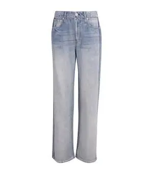 Rag & Bone Miramar Wide-leg Trackpants - Blue