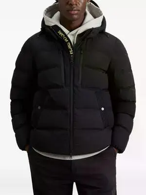 Woolrich Stretch Hooded Puffer Jacket - Black