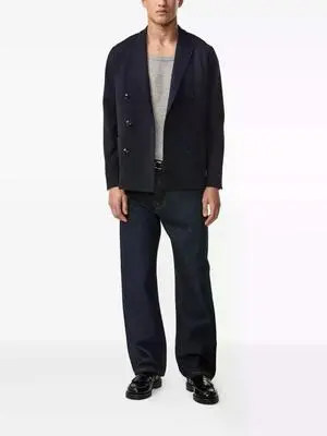 Nn07 Double-breasted Patch-pocket Jacket
