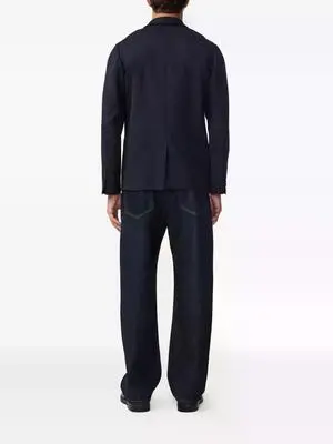 Nn07 Double-breasted Patch-pocket Jacket