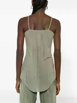 Rick Owens Skorpio Ribbed Tank Top - Green
