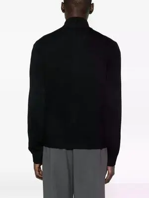 Canali Zip-up Cardigan - Blue