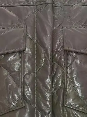 Remain Birger Christensen Quilted Leather Shirt Jacket