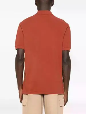 MARANT Logo-embroidered Polo Shirt - Brown