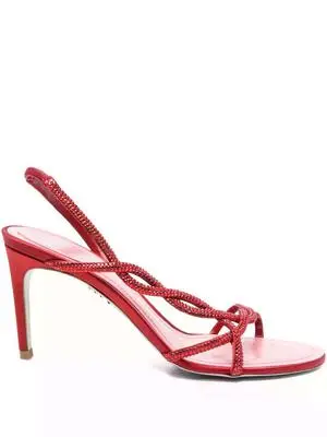 Rene Caovilla 85mm Crystal-embellished Slingback Sandals