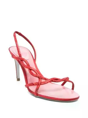 Rene Caovilla 85mm Crystal-embellished Slingback Sandals