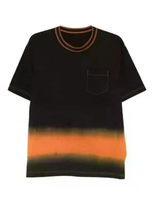 Sacai Ombré Pocket T-shirt - Brown