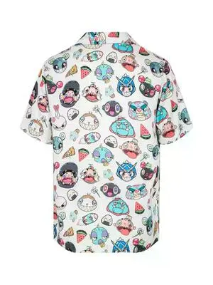 KARAFURU Button-up Short-sleeve Shirt