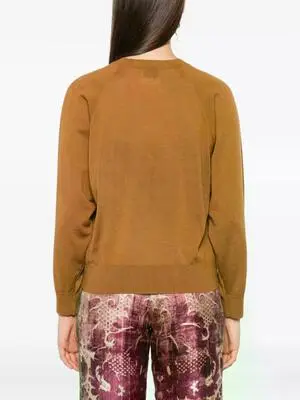 FORTE_FORTE Wool Raglan Sleeve Sweatshirt