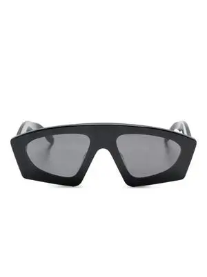 Henrik Vibskov Geometric Frame Sunglasses - Black
