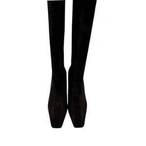 AMIE RAFA Mishel Knee High Suede Boots - Brown