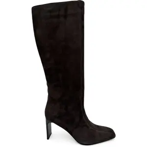 AMIE RAFA Mishel Knee High Suede Boots - Brown