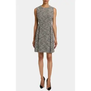 Santorelli Ida Tweed Shift Dress