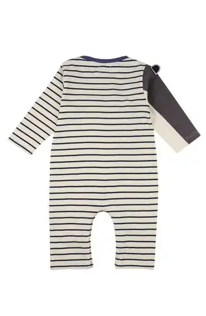 LILLY + SID Organic Cotton Badger Applique Romper