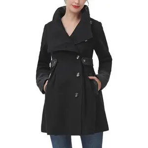 KIMI + KAI Harper Maternity Wool Coat