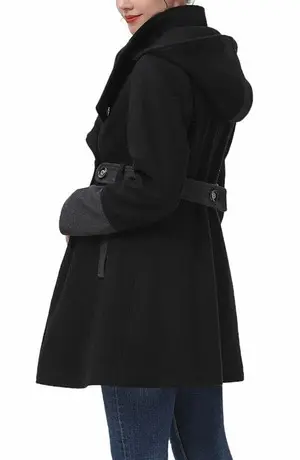 KIMI + KAI Harper Maternity Wool Coat