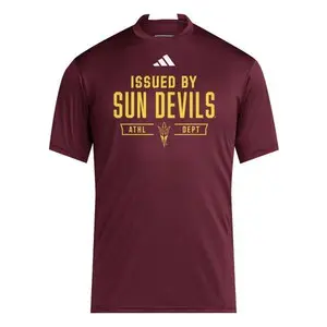 Adidas Arizona State Sun Devils 2025 Training Performance Team T-shirt