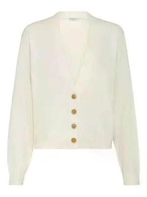 Brunello Cucinelli Button-front Cashmere Cardigan