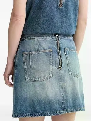 WON HUNDRED Wrap Denim A-line Skirt