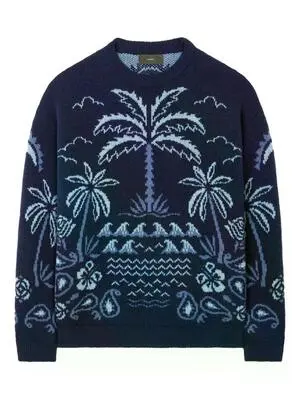 Alanui Palm-tree Intarsia Sweater
