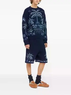 Alanui Palm-tree Intarsia Sweater