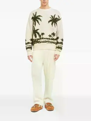 Alanui Palm Tree Intarsia Sweater