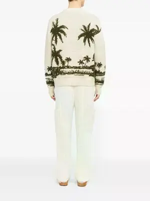Alanui Palm Tree Intarsia Sweater