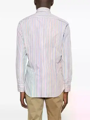 Etro Striped Long-sleeved Shirt - White