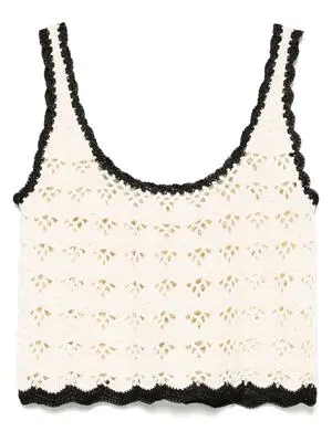 ZIMMERMANN Rhiannon Crochet Tank Top