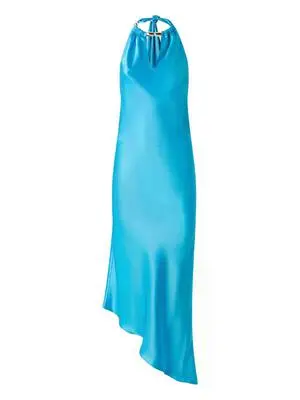 Pinko Halter-neck Asymmetrical Dress