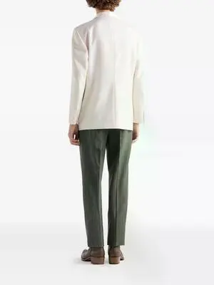 Prada Pinstripe Wool Trousers