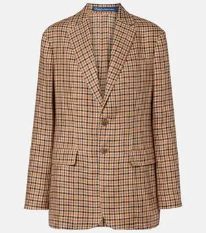 Polo Ralph Lauren Plaid Linen Blazer