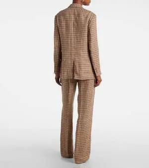 Polo Ralph Lauren Plaid Linen Blazer