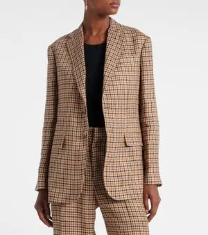 Polo Ralph Lauren Plaid Linen Blazer