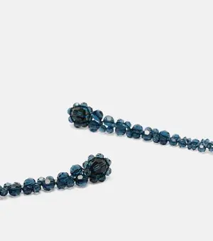 Simone Rocha Crystal-embellished Drop Earrings - Blue