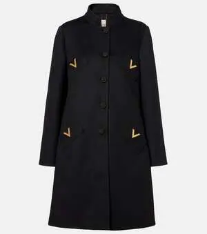 Valentino Garavani Button Detailed Coats For Women
