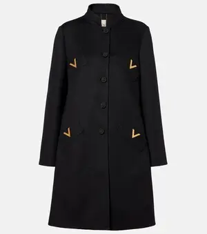 Valentino Garavani Leather Coats For Women