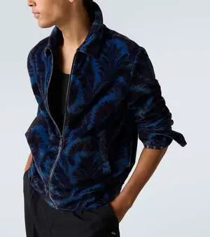 Etro Printed Cotton Velvet Jacket