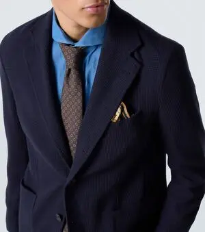 Rubinacci Wool Blazer - Blue
