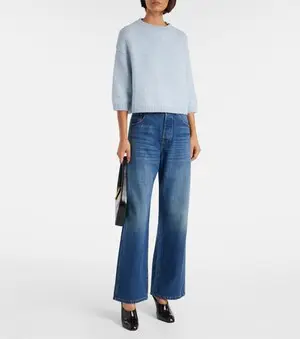 Khaite Sabine Cashmere Sweater - Blue