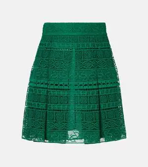 Elie Saab Macramé High-rise Miniskirt