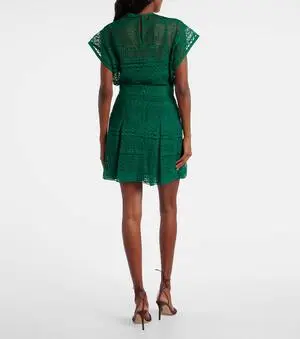 Elie Saab Macramé High-rise Miniskirt