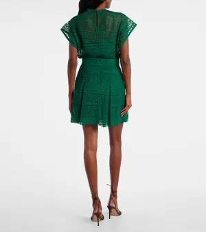 Elie Saab Macramé High-rise Miniskirt