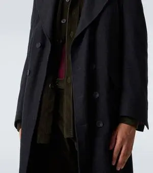 Rubinacci Virgin Wool Double-breasted Coat
