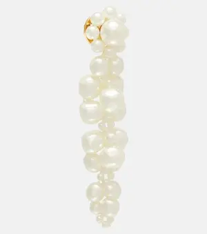 Simone Rocha Drip Faux Pearl Drop Earrings