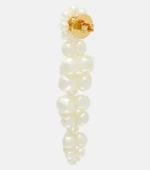 Simone Rocha Drip Faux Pearl Drop Earrings